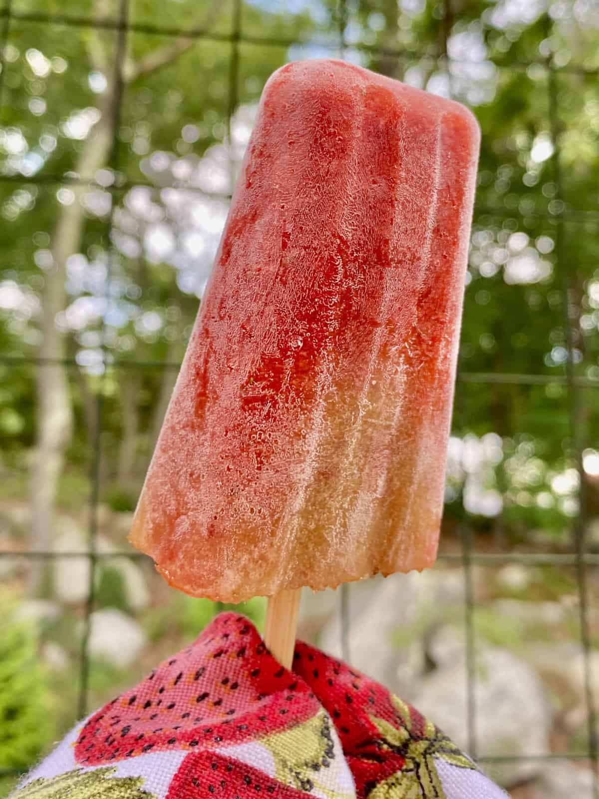 Strawberry Banana Ice Pops - The Cardiac Cuisine
